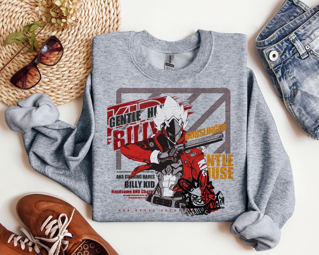 Billy Kid Zenless Zone Zero Stylish Streetwear Graphic Crewneck | ZZZ ...