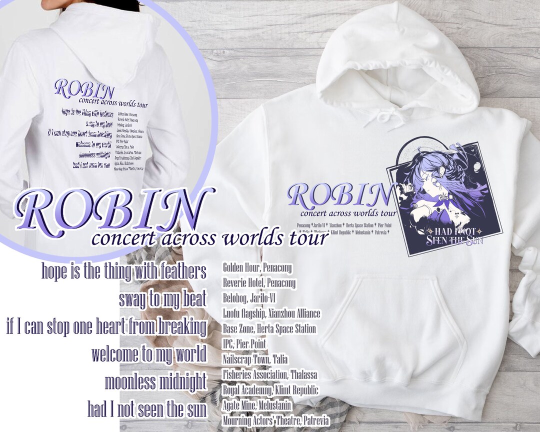 Robin Concert Tour Hoodie: Vintage Style Heavy Blend Sweatshirt - Etsy