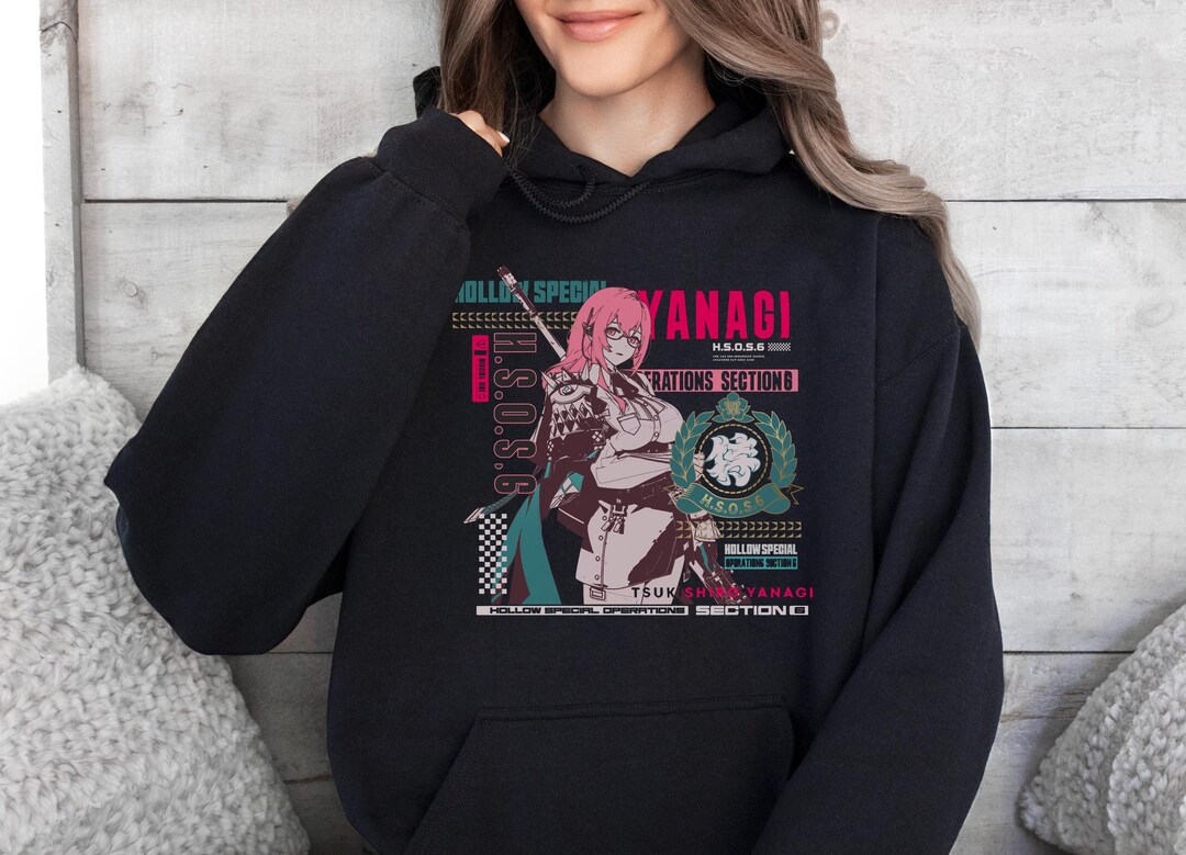 Tsukishiro Yanagi Zenless Zone Zero Stylish Streetwear Gamer Graphic ...