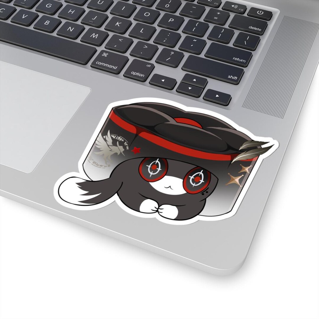 Boothill Cat Sticker: Honkai Star Rail Fanmade Ruan Mei Black Forest ...