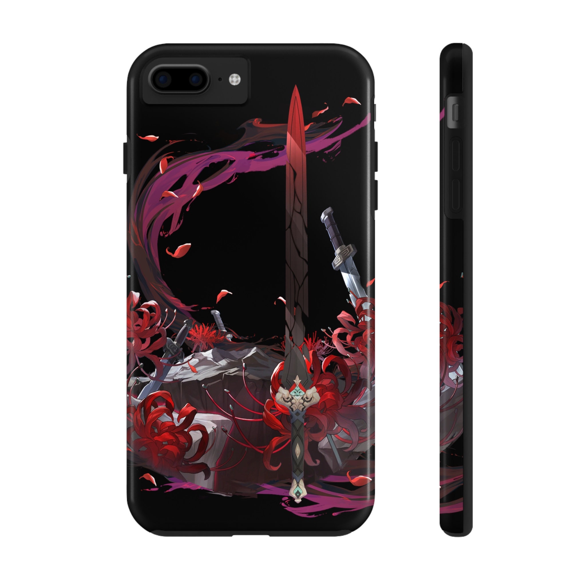 Blade Honkai Star Rail Splash Art Theme Tough Phone Case iPhone 7, 8, X ...