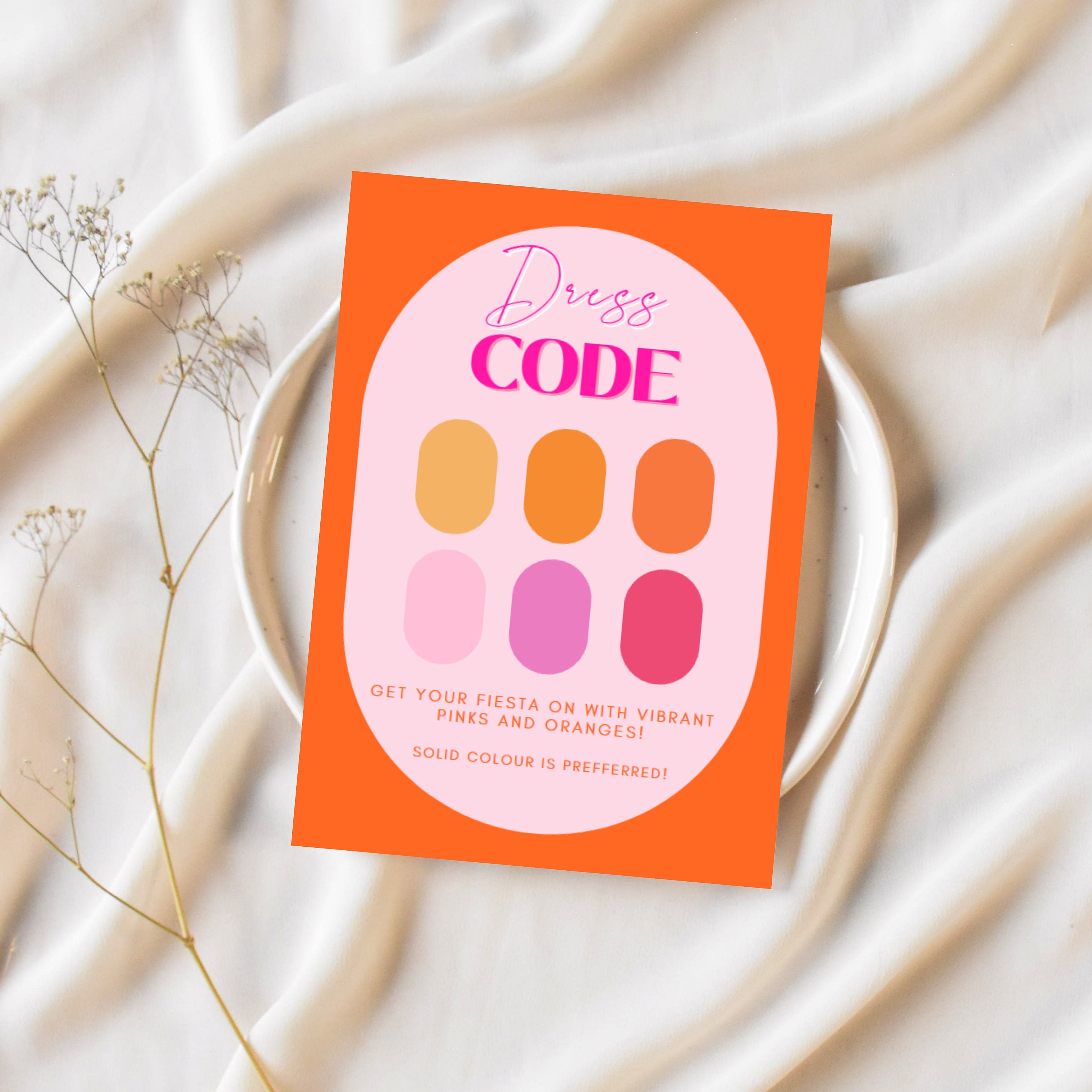 Colorful Hens Invitation, Final Fiesta Hens Party Invitation, Digital ...