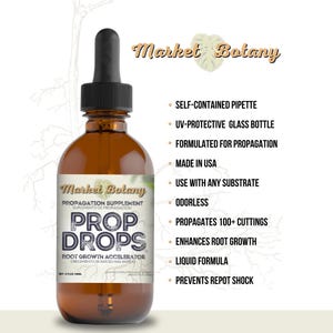Market Botany Prop Drops - Liquid Propagation Supplement, Root Growth ...