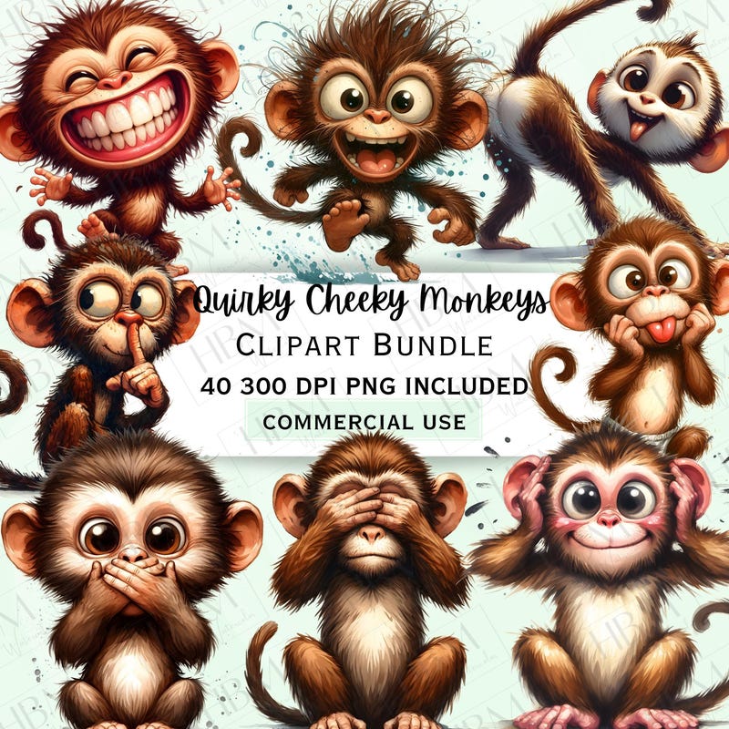 Cheeky Monkey - Etsy