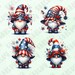 Watercolor 4th of July Gnomes Clipart Bundle, Cute Patriotic Decor ...