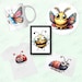 Funny Quirky Insects Clipart Bundle, Silly Bug Sticker, Crazy Whimsical ...