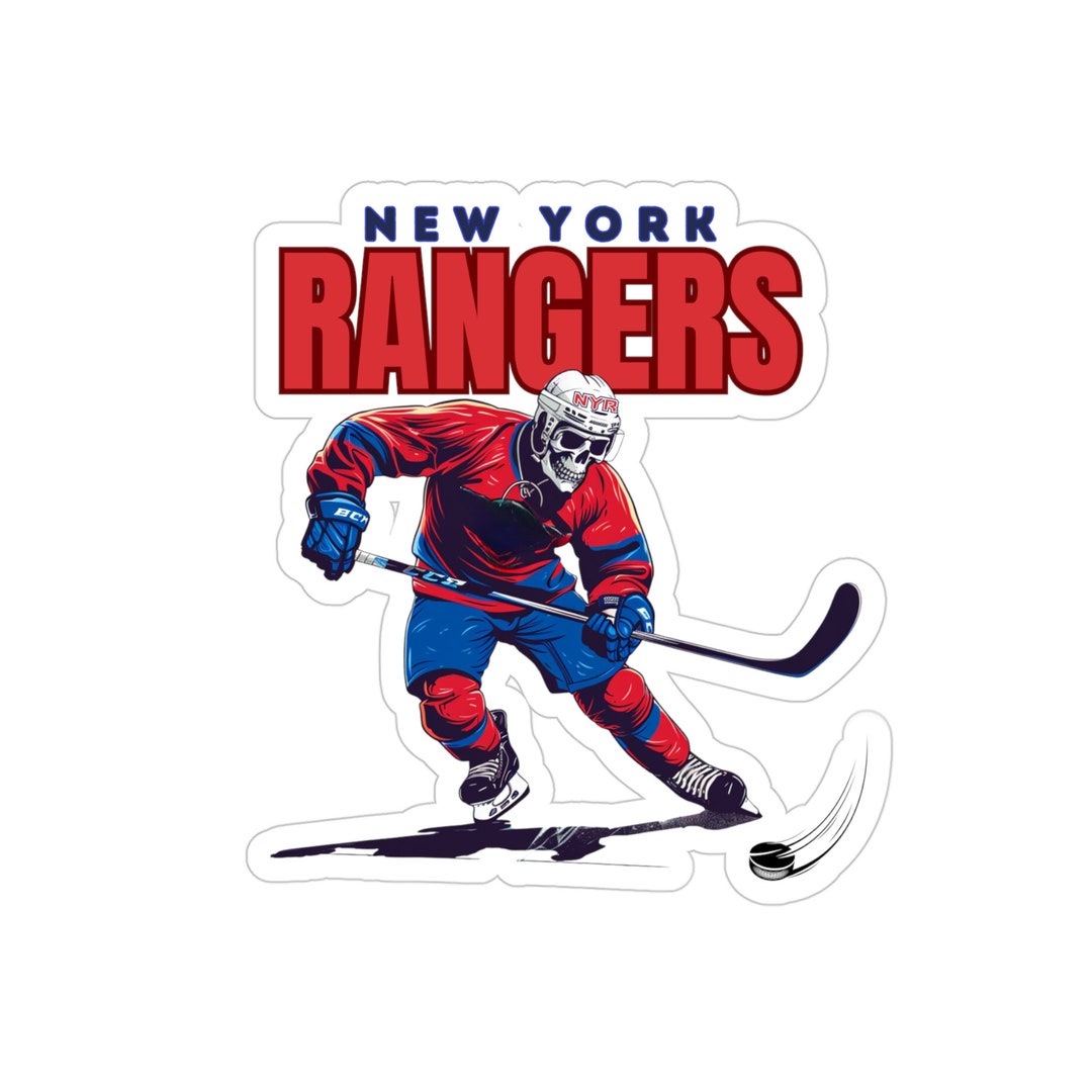 New York Rangers Sticker, Car Decal, Transparent Stickers, Die-cut, NHL ...