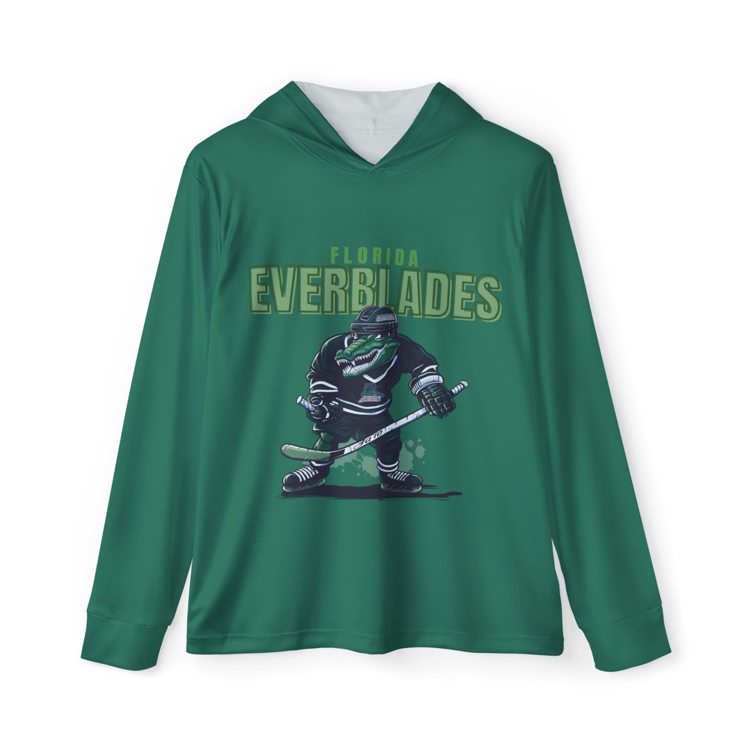 Florida Everblades Sports Hoodie, ECHL Ice Hockey, Men's Sports Warmup ...