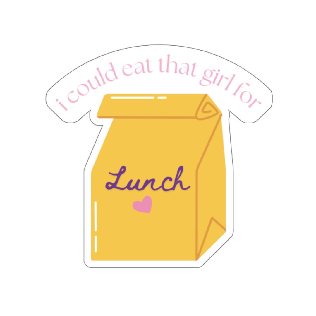 Billie Eilish Lunch Sticker, I Could Eat That Girl for Lunch, I Could ...