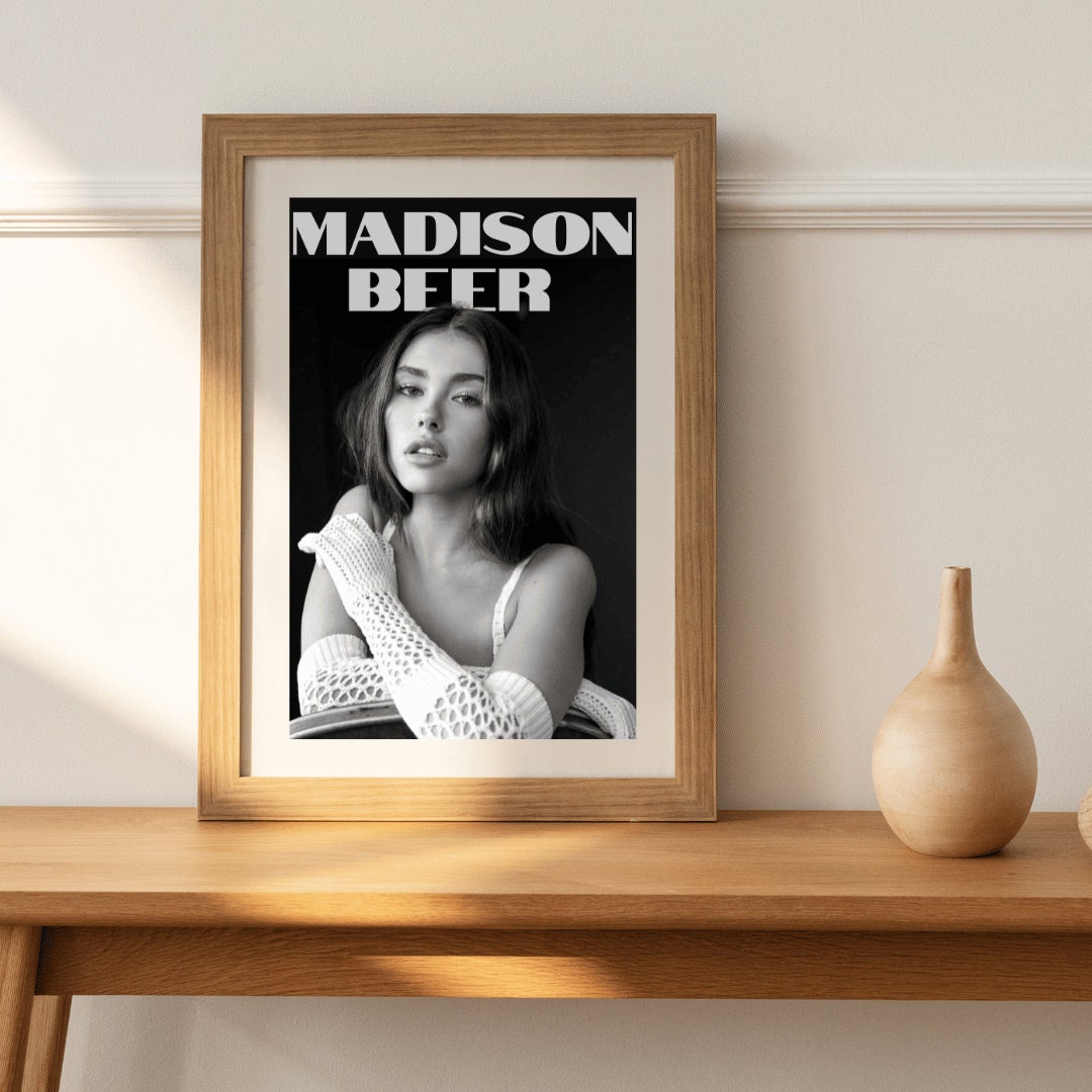 Madison Beer Poster, Music Wall Art, Pop Music, Minimal Wall Art ...
