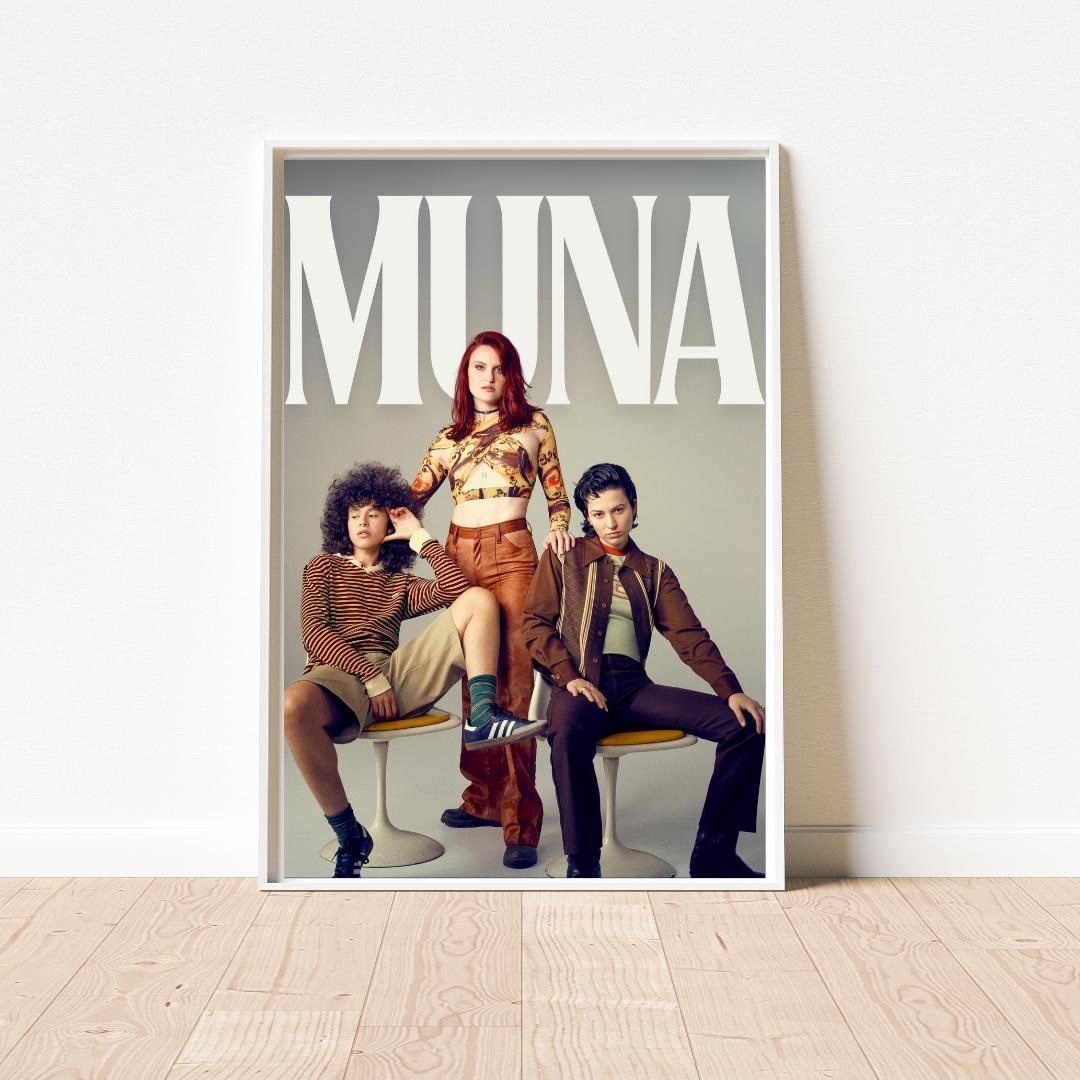 MUNA Band Poster Print, Muna Poster, Muna Print, Muna Album Poster ...