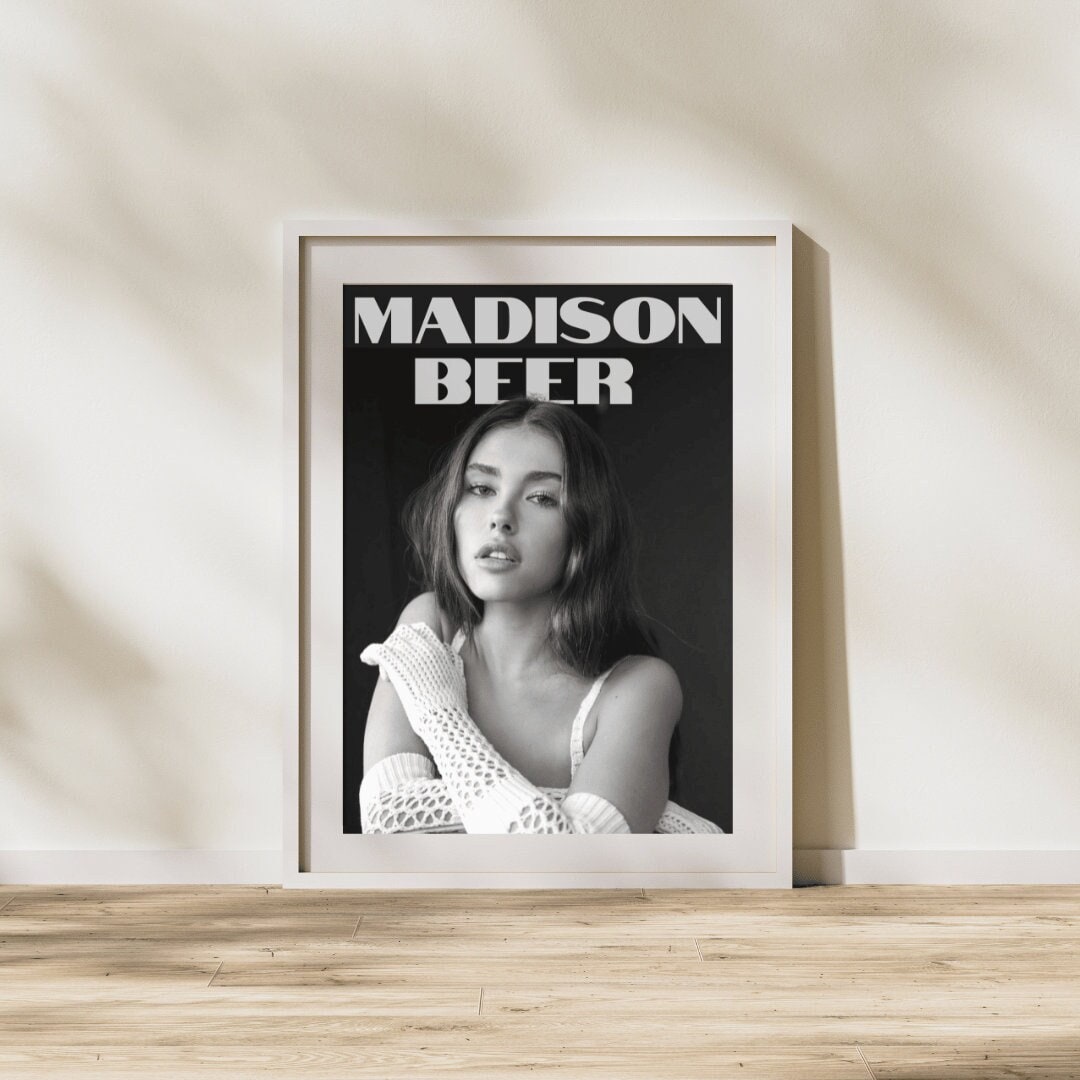 Madison Beer Poster, Music Wall Art, Pop Music, Minimal Wall Art ...