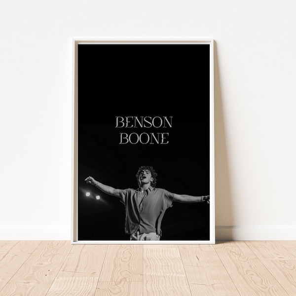 Benson Boone Poster - Etsy