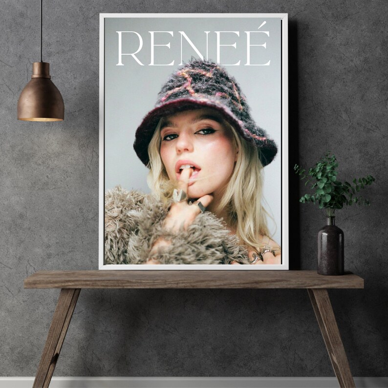 Renee Rapp Poster, Music Wall Art, Renee Rapp Snow Angel Print, Minimal ...