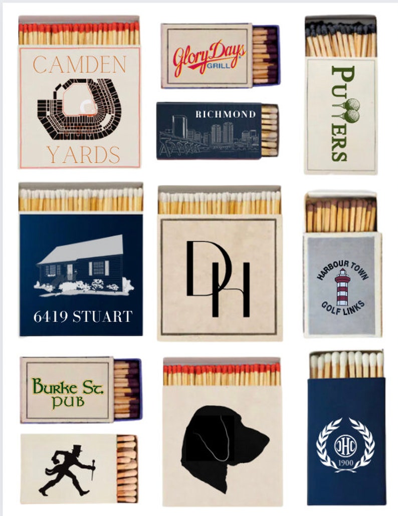 CUSTOM Matchbox Print - Etsy