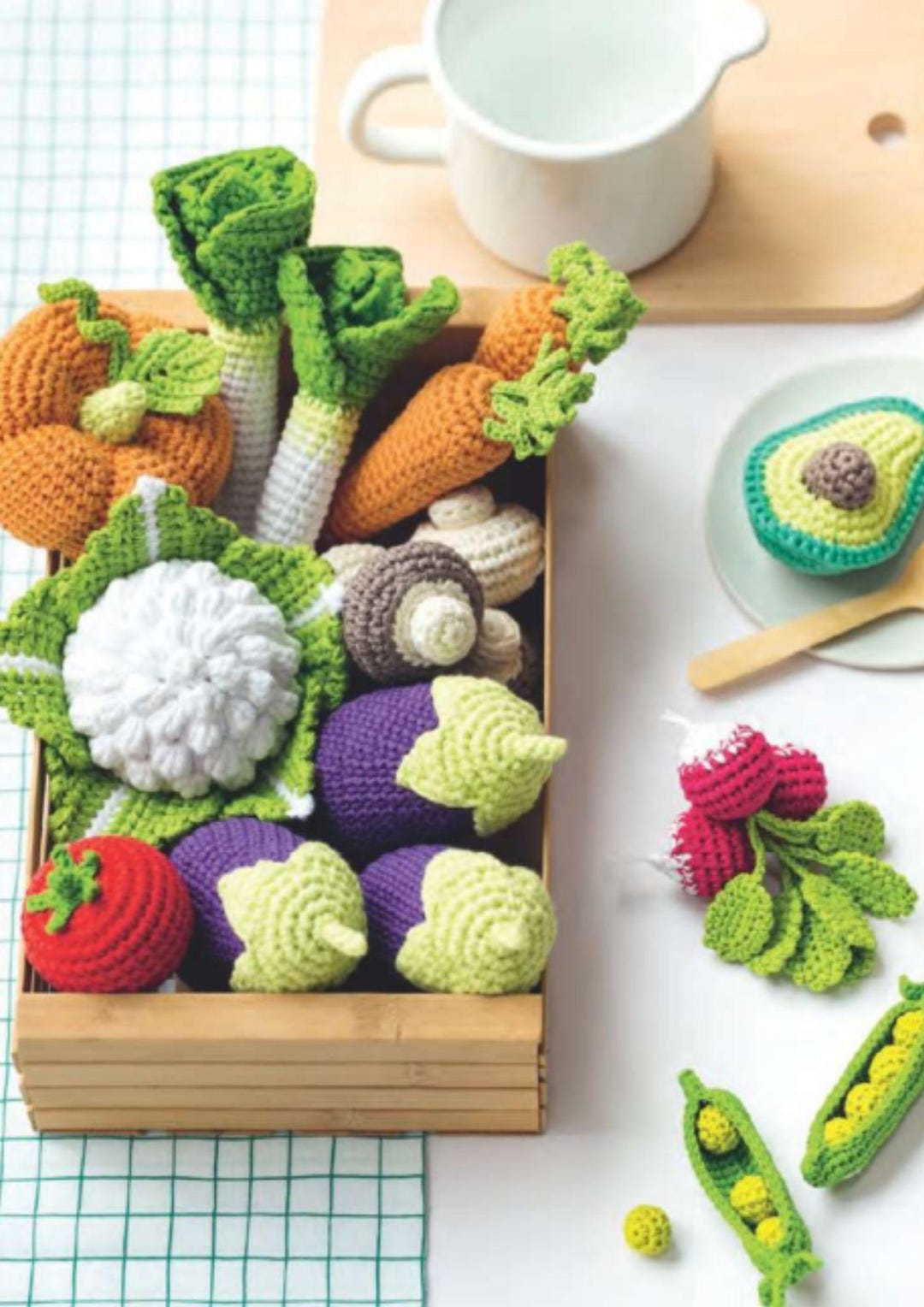 Fruits and Vegetables Crochet Pattern: Amigurumi E-book (PDF Download ...