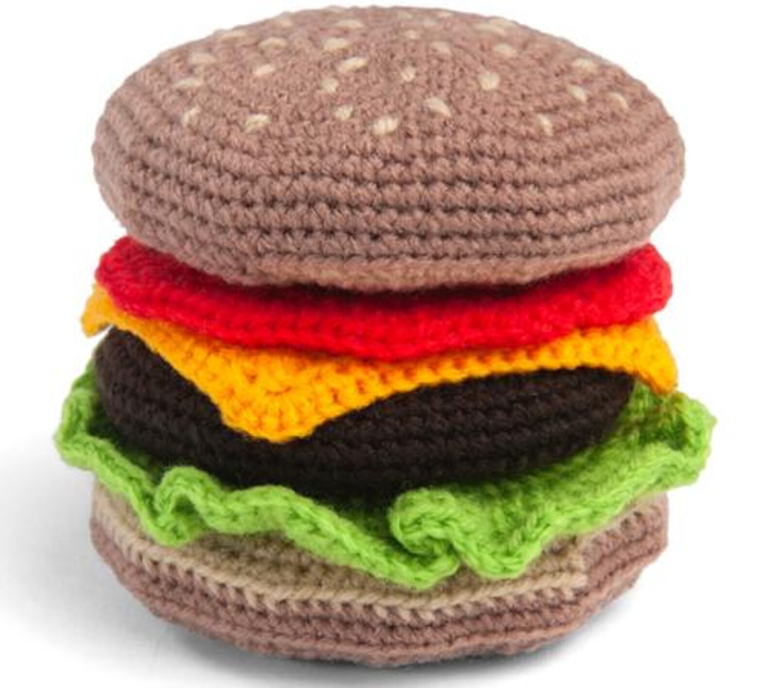 Yummy Amigurumi Crochet Burger Pattern | Food Toy PDF Tutorial - Etsy