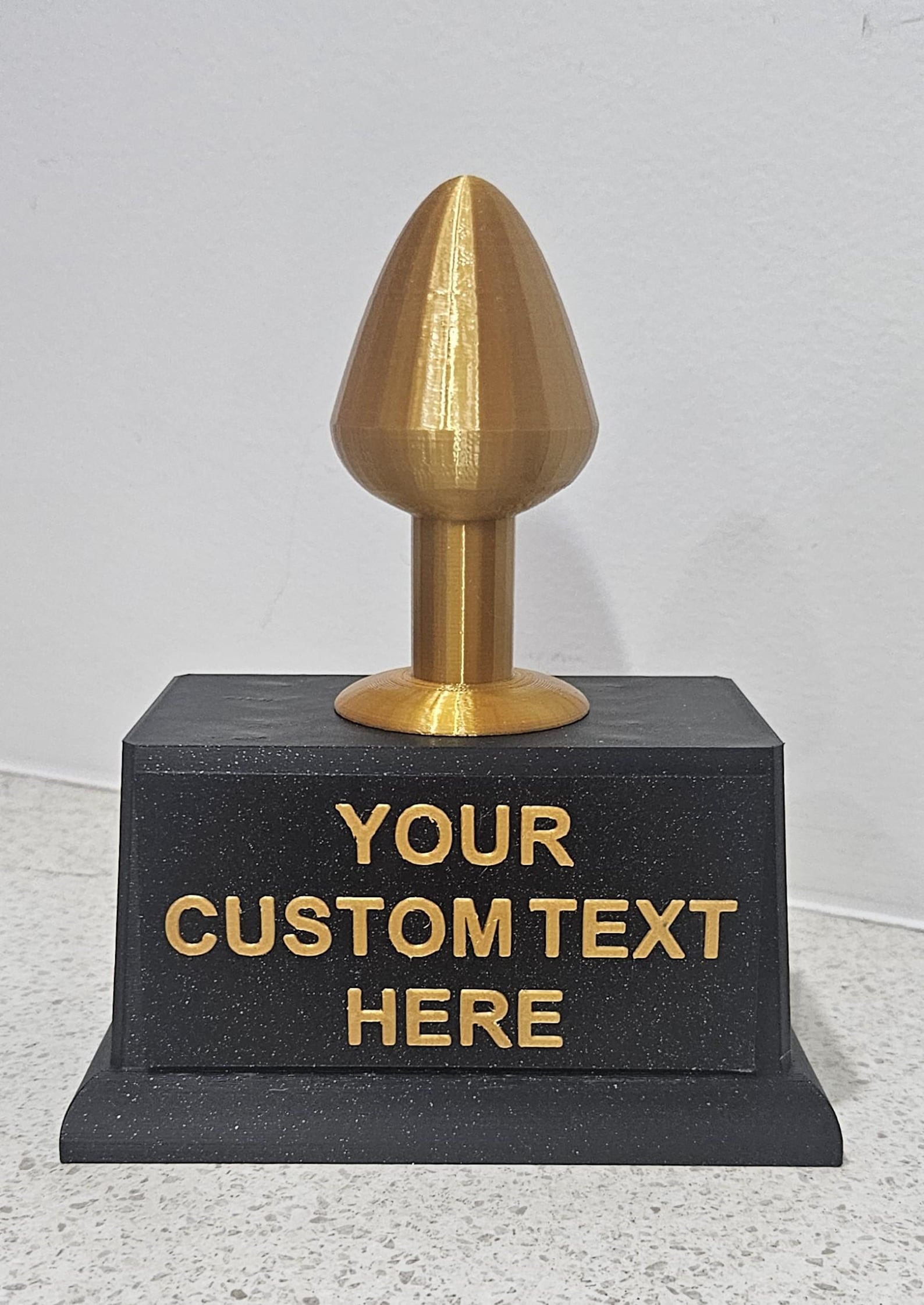 The Butt Plug - Customised Novelty Gag Award Trophy - Etsy