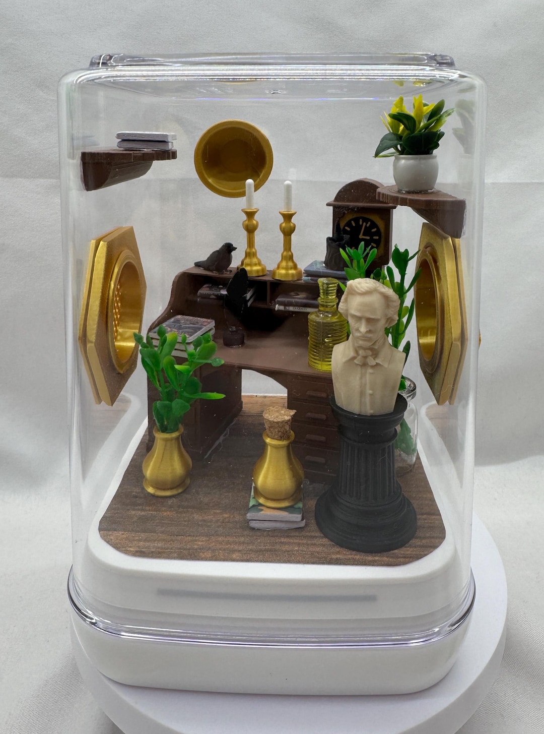 Edgar Allan Poe Jumping Spider Enclosure | Gothic Terrarium | Handmade ...