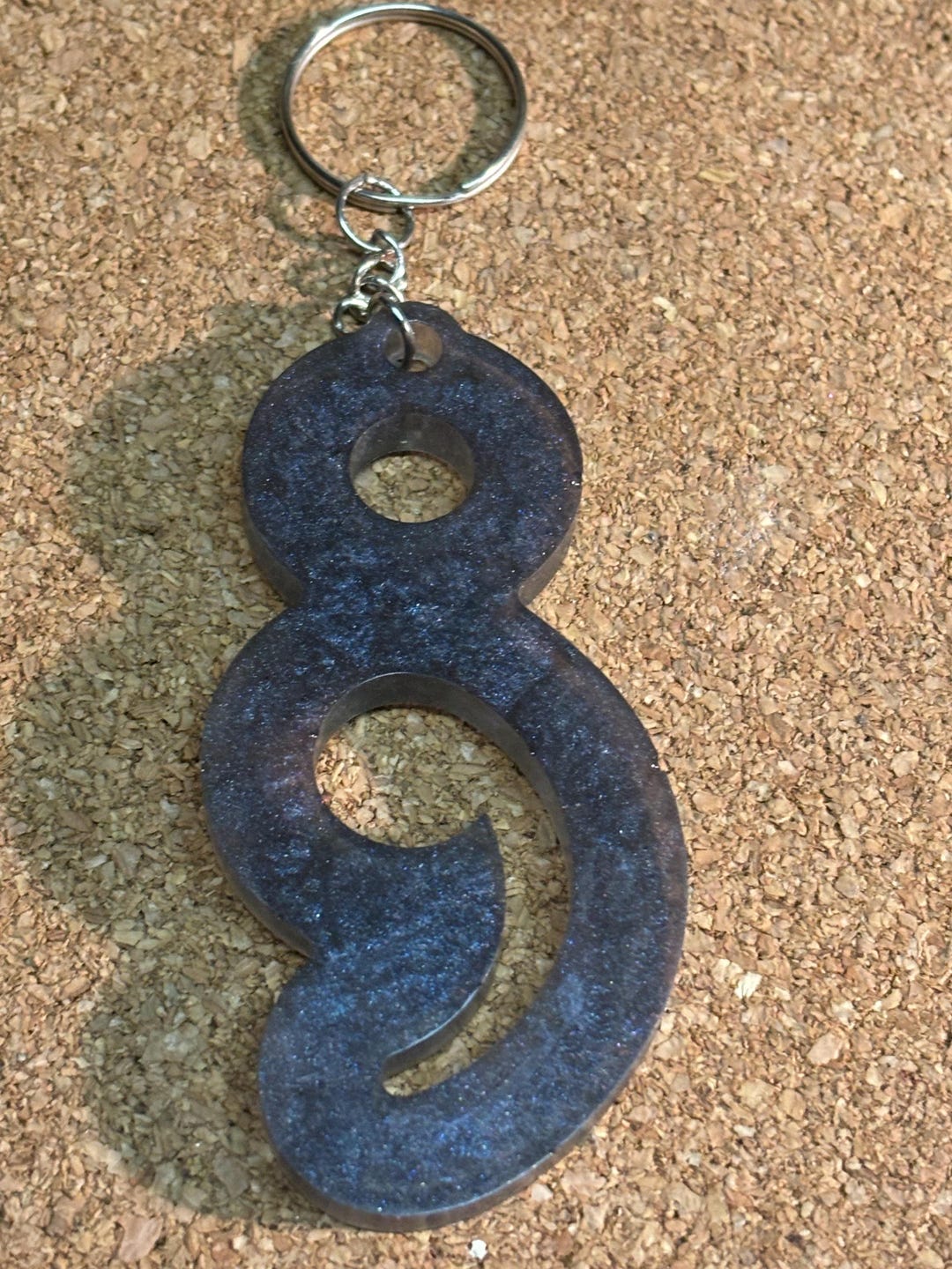 Semi Colon Keychain - Etsy