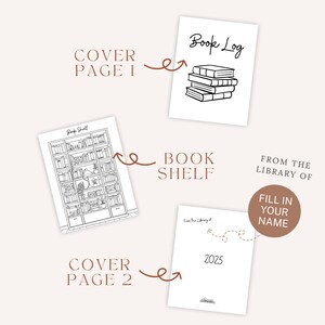 Reading Log Bundle Printable, Book Log, Reading Planner 2025, Book ...