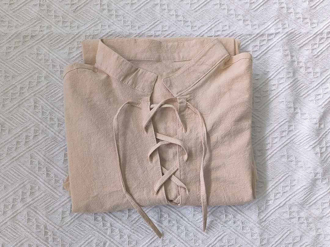 Medieval Pirate Tunic, Renaissance Viking Tunic, Men Plus Size Linen ...