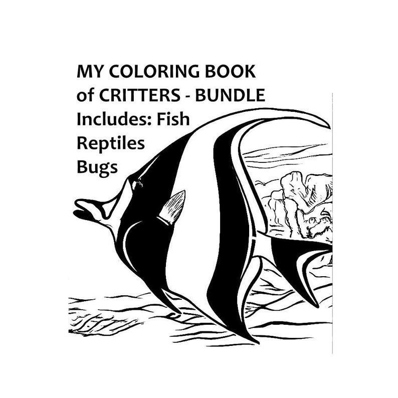 My Coloring Book of Critters - Bundle - Etsy