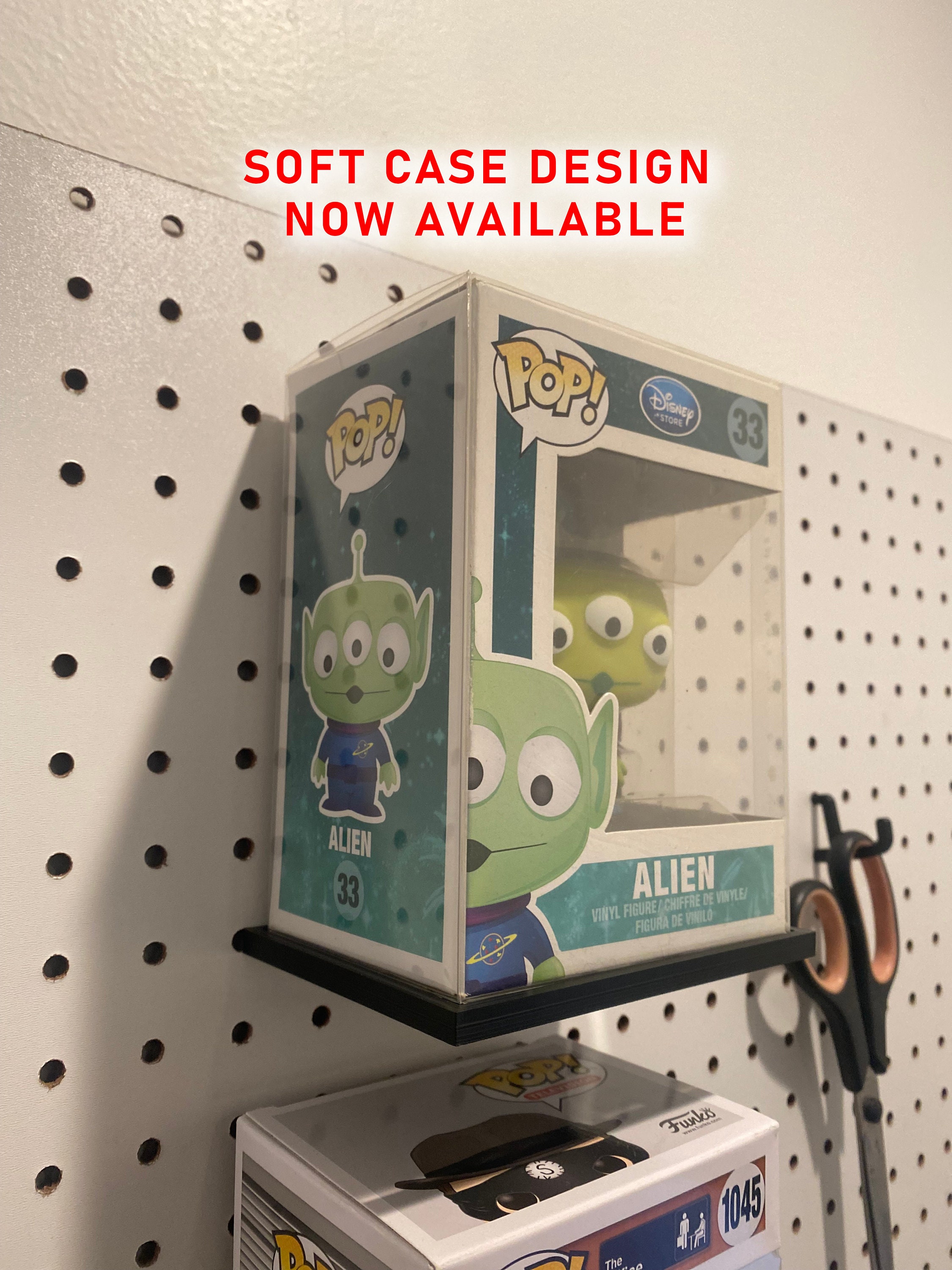 Funko Pop Floating Display Shelf for Handprint Pegboard (fits Standard ...