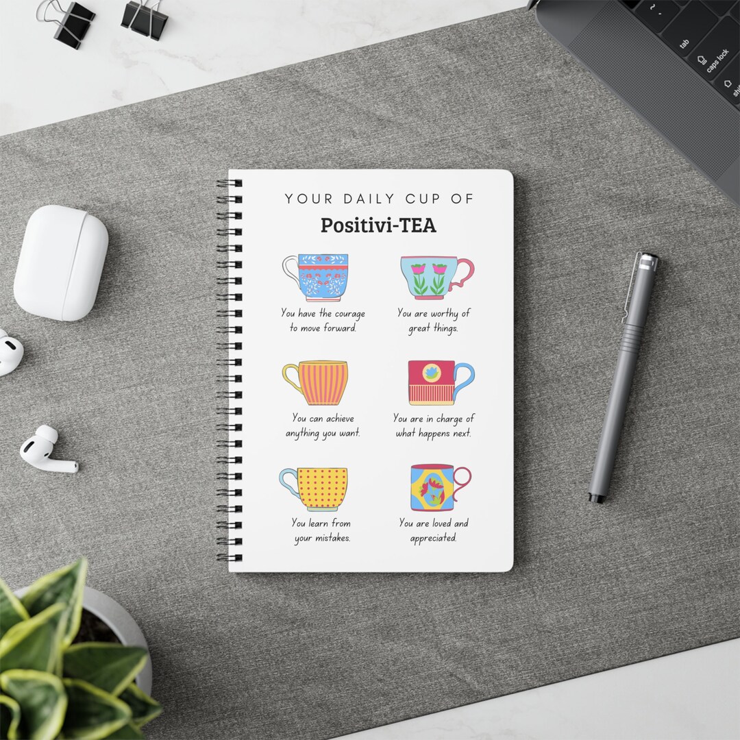 Positive Affirmations A5 Lined Paper Notebook - Etsy