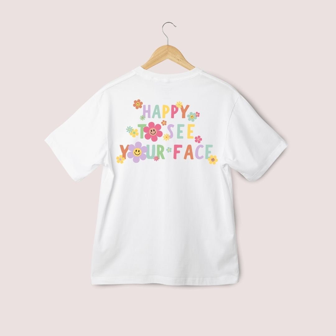 Happy to See You, Back to School PNG File, Colorful, Sublimation ...