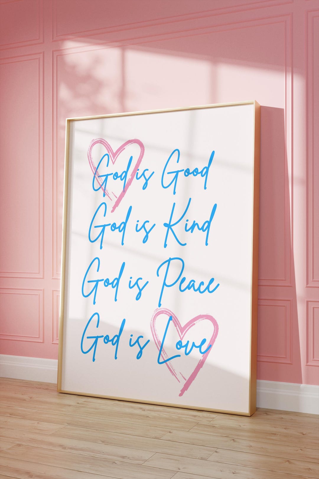 God is Good, God is Kind, God is Peace, God is Love, Christiniaty ...