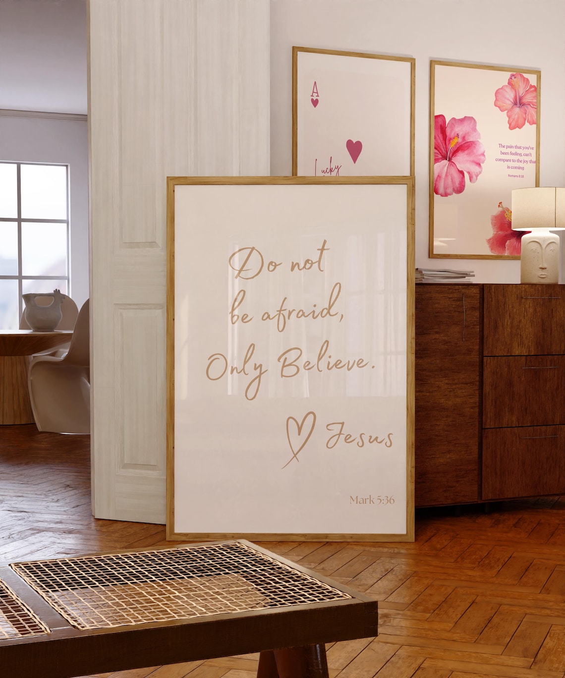 Bible Verse Poster: Do Not Be Afraid, Only Believe - Etsy