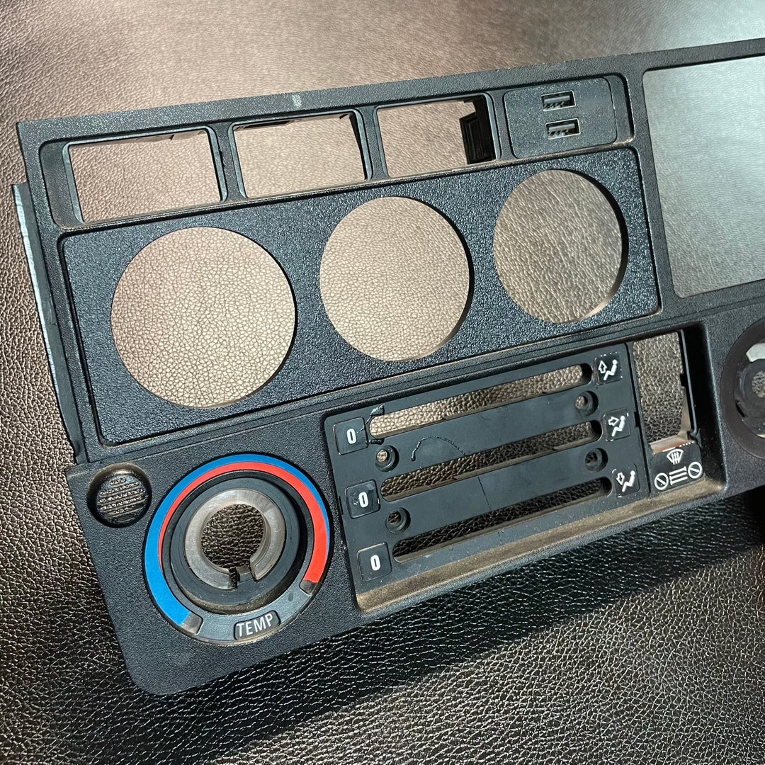 E30 52mm Gauge Mount Radio Delete Panel Plate - Etsy