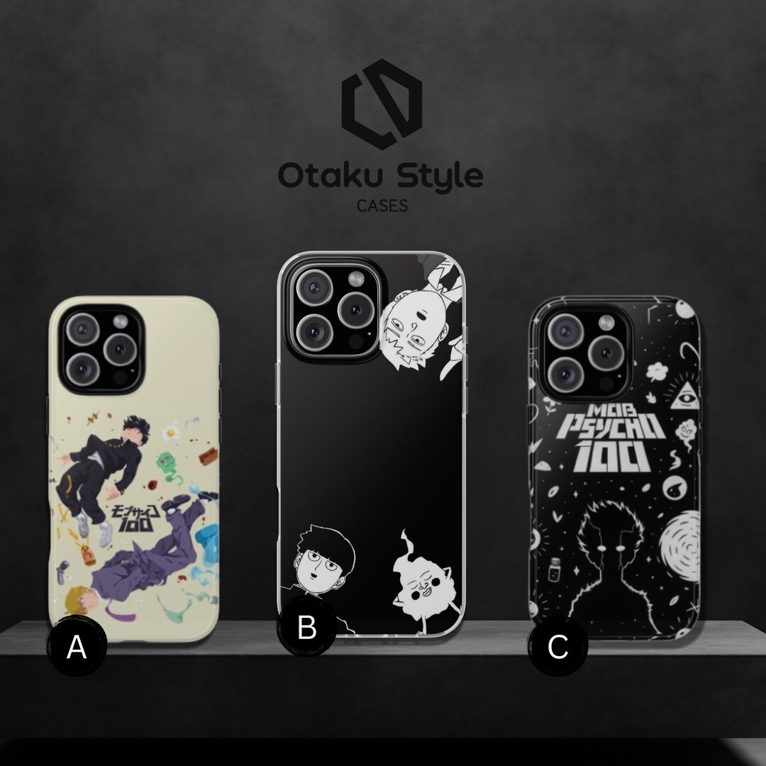 Mob Psycho 100 Phone Cases – Shigeo Kageyama Anime iPhone 15 Pro Max ...