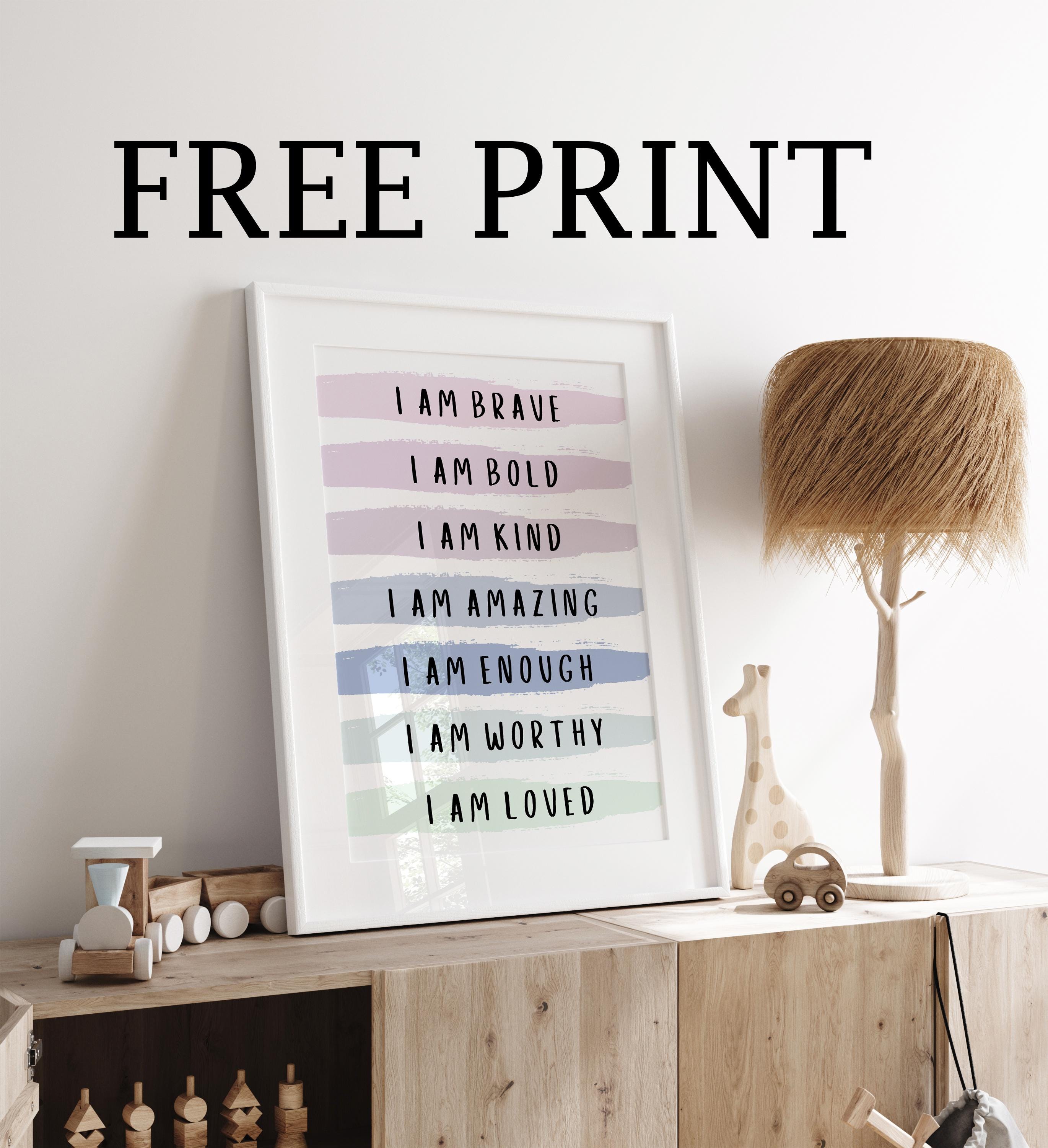 Set of 3 Educational Wall Art for Playroom Alphabet Poster for ...