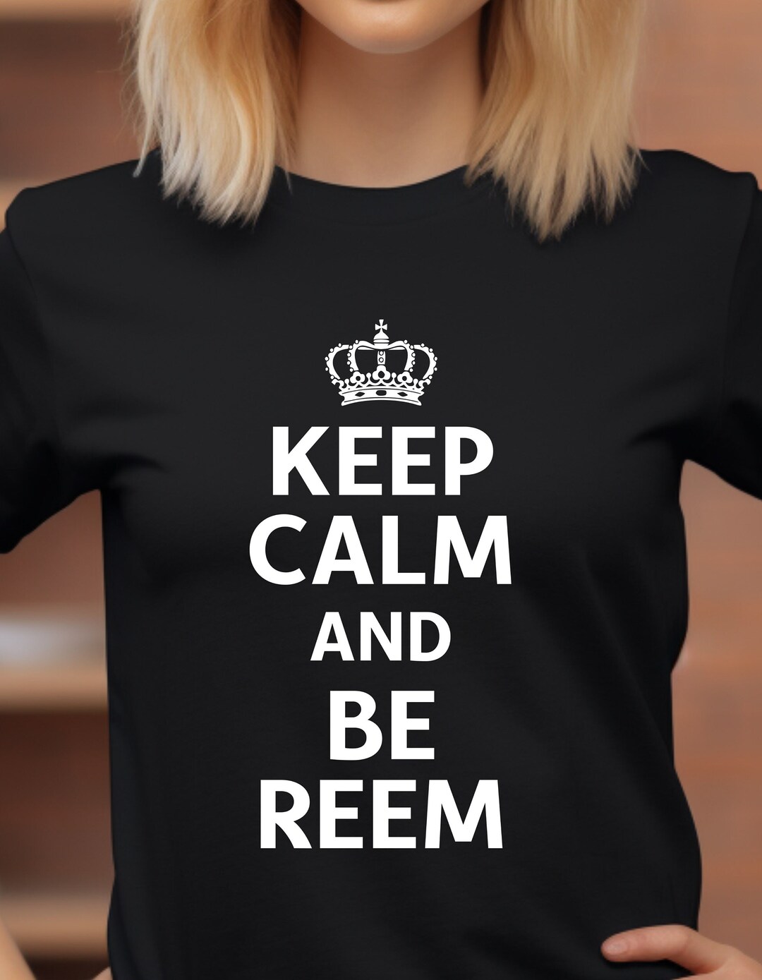 Keep Calm and Be Reem Unisex Softstyle T-shirt Reem, Be Reem, Funny ...