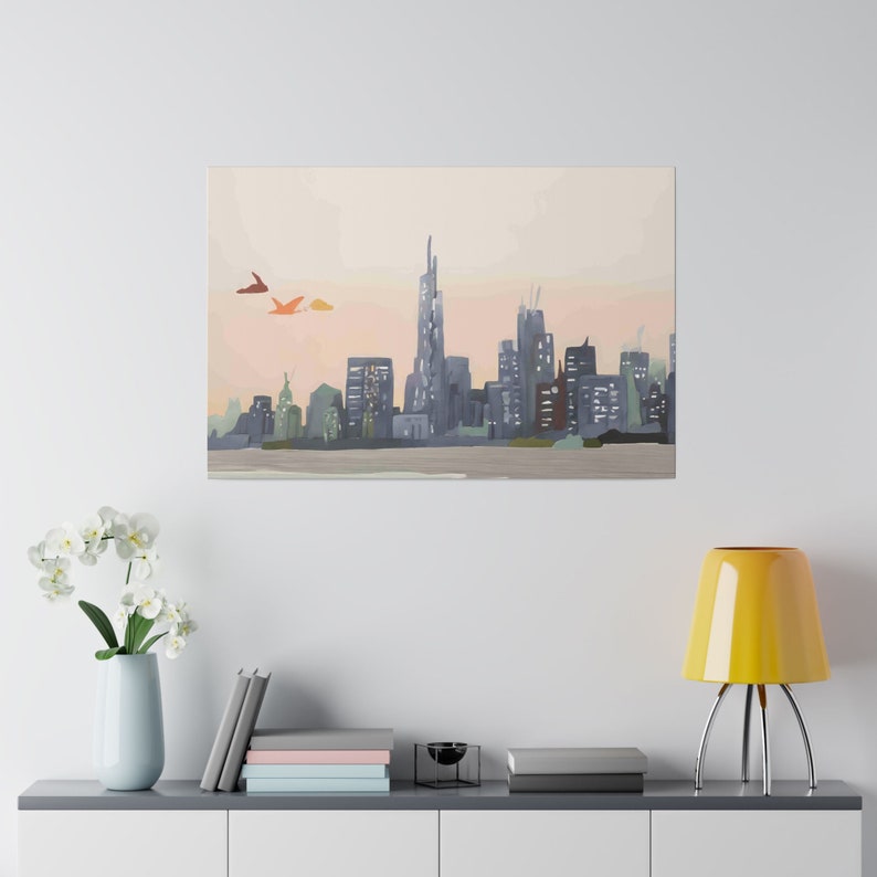 Staten Island, NYC, Original Artwork, Colorful Canvas Print, Wall Art ...
