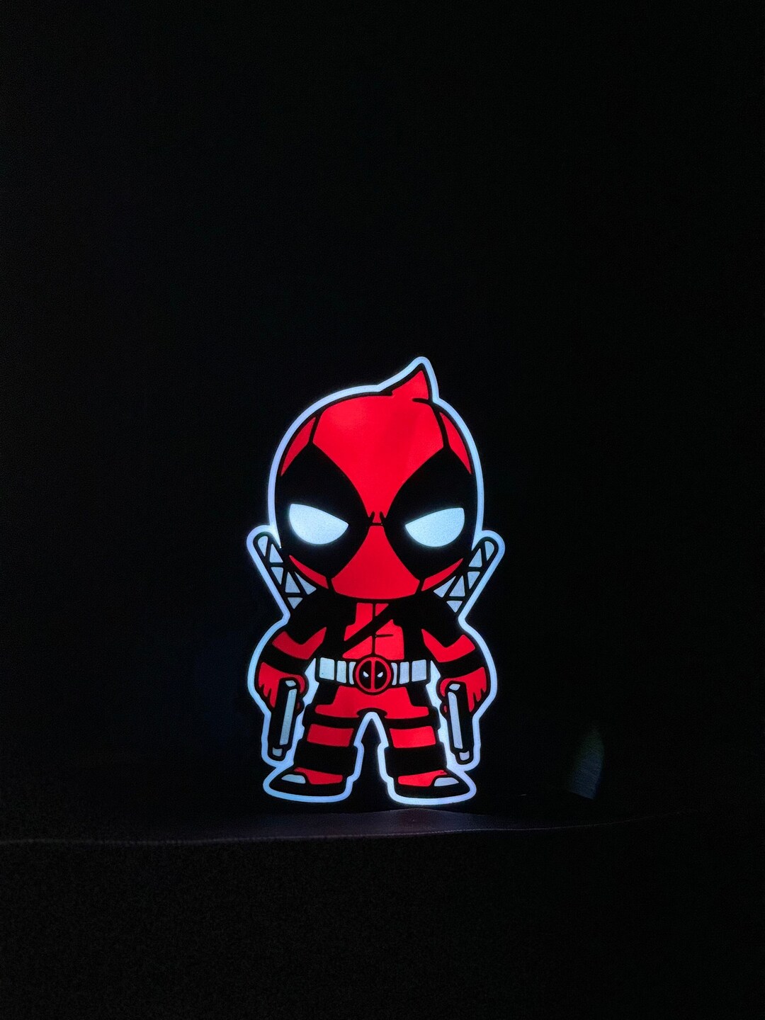Deadpool Night Light/ Light Box - Etsy