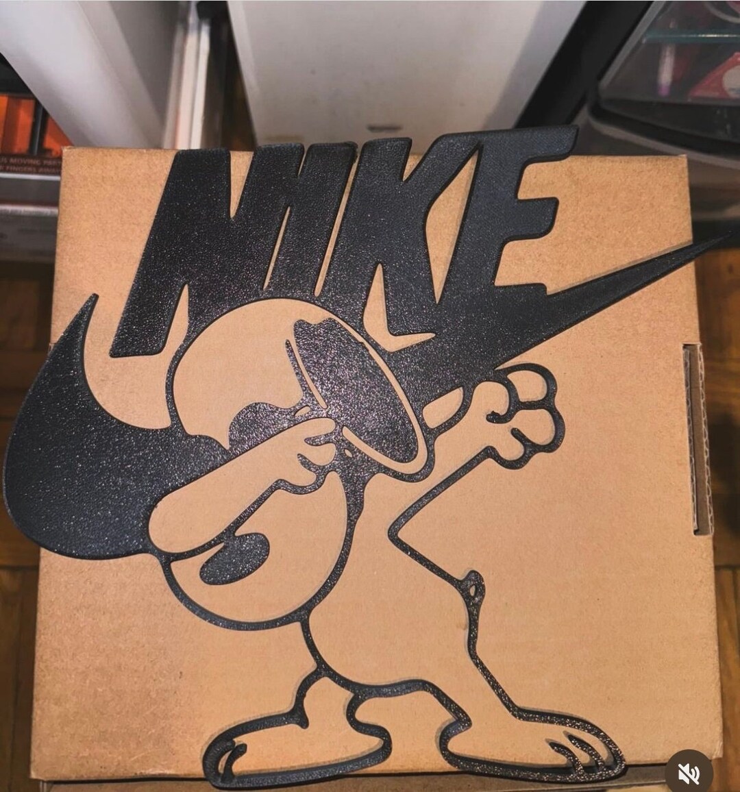 Snoopy Nike Wall Hanging - Etsy