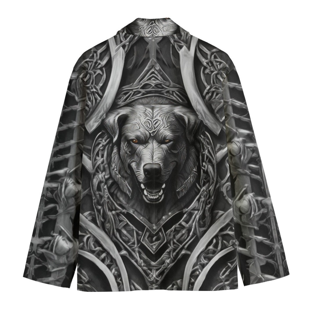 Rottweiler Steel Riveted Dog Blazer, Men's Cotton Blazer, Sport Coat ...