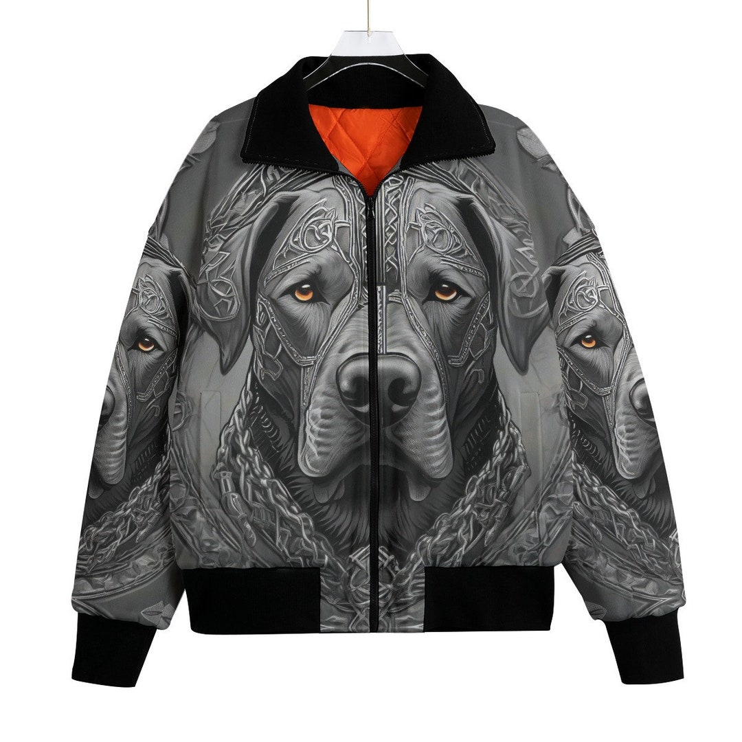 Heavy Metal Dog Bomber Jacket , Nordic Custom Dog Coat, Rottweiler ...