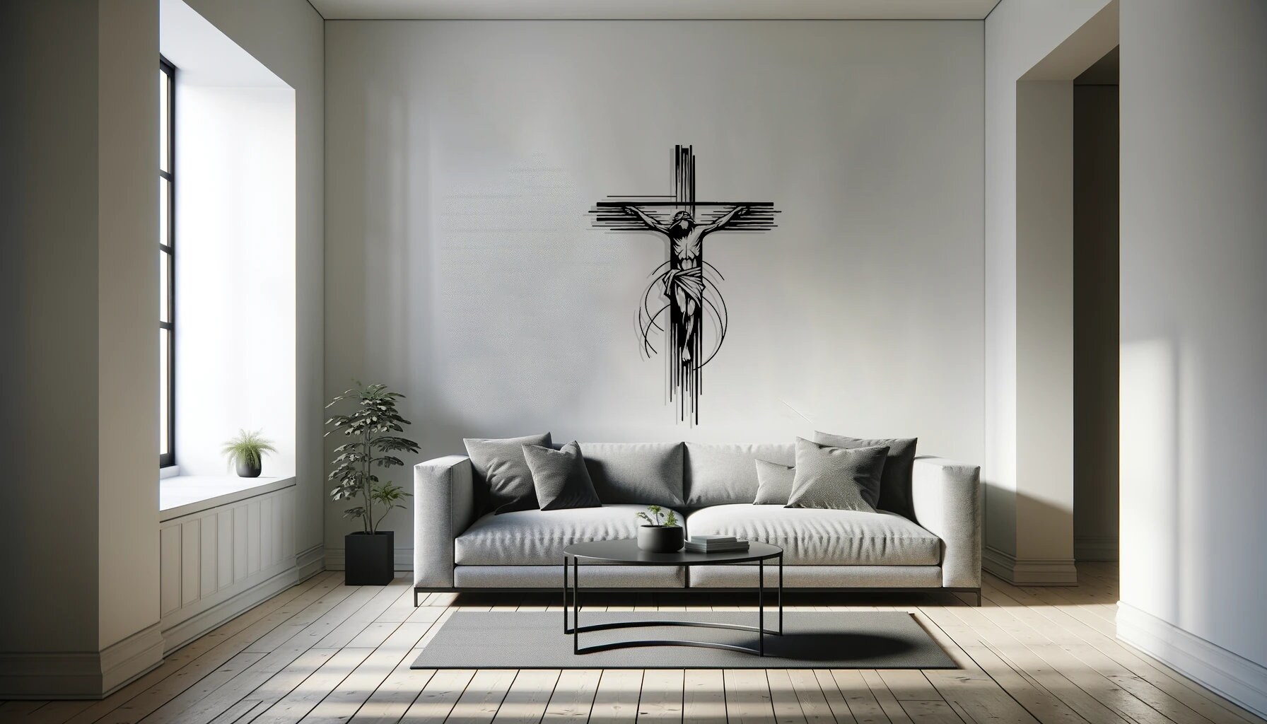 Jesus Metal Wall Art, Christian Gift, Jesus Line Art, Christian Decor ...