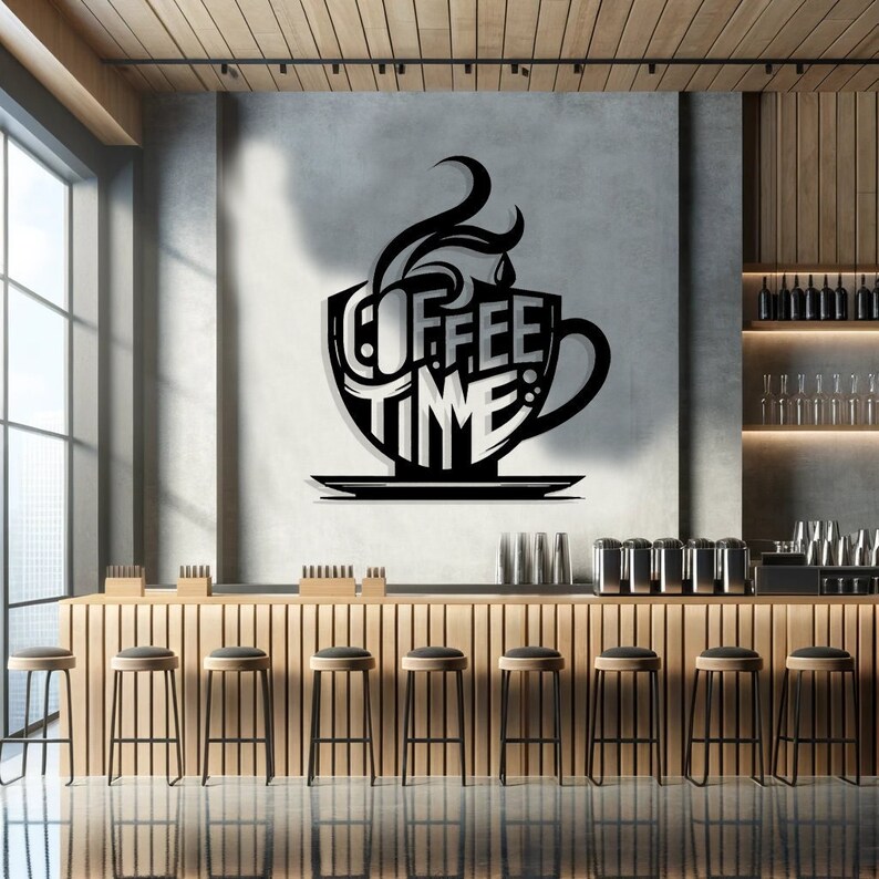 Coffee Metal Wall Art, Coffee Wall Art, Coffee Lover Gift, Housewarming ...