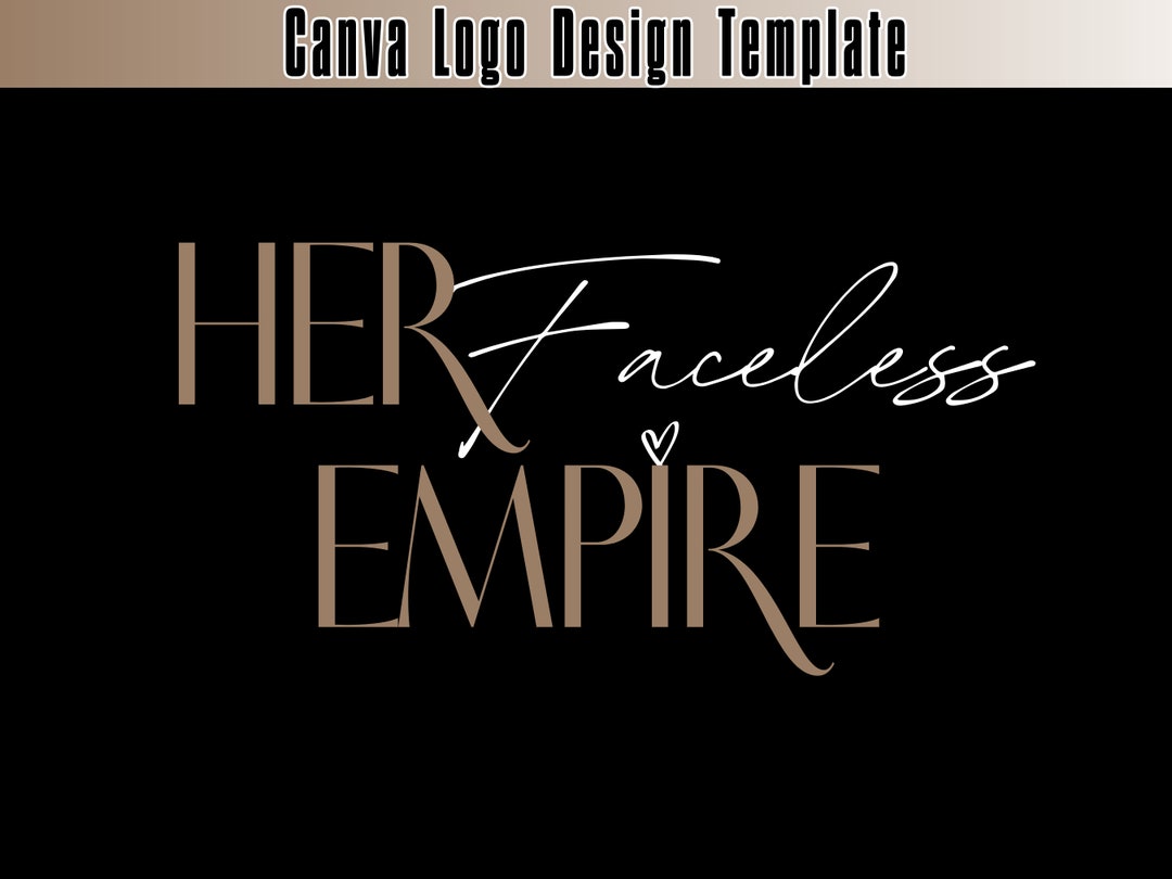 PLR Faceless Logo - Master Resell Rights - Logo Template - DFY - DIY ...