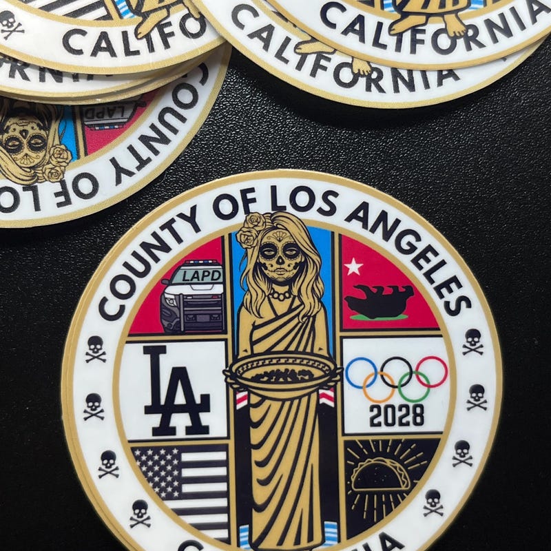Los Angeles Sticker - Etsy