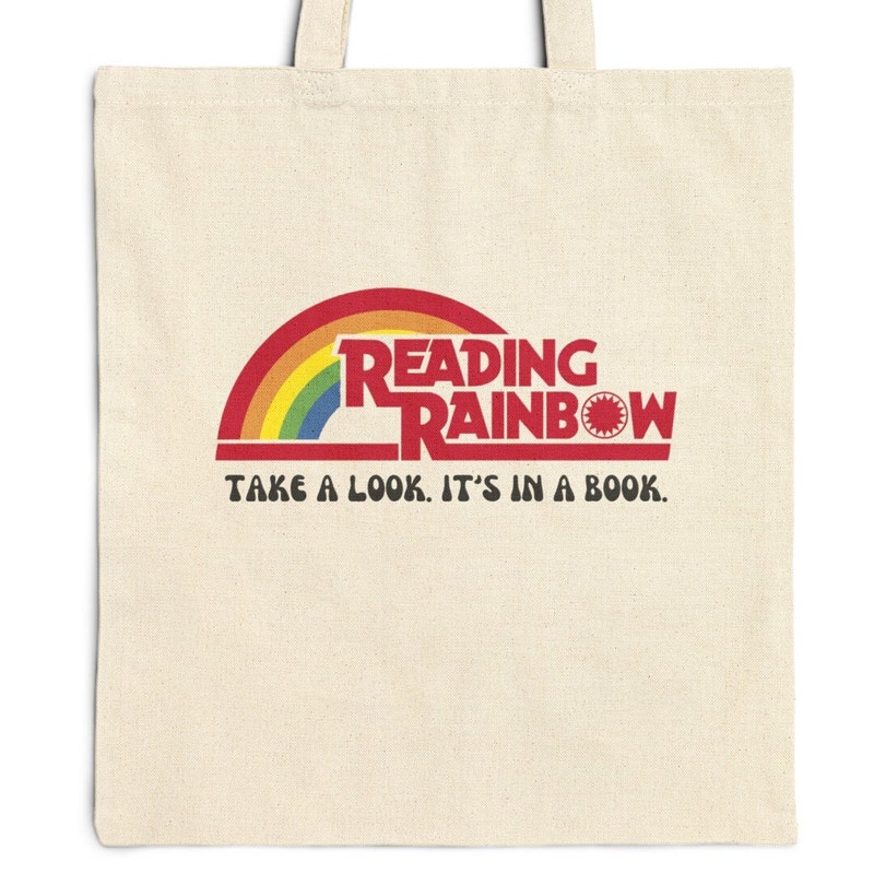 Reading Tote Bag - Etsy