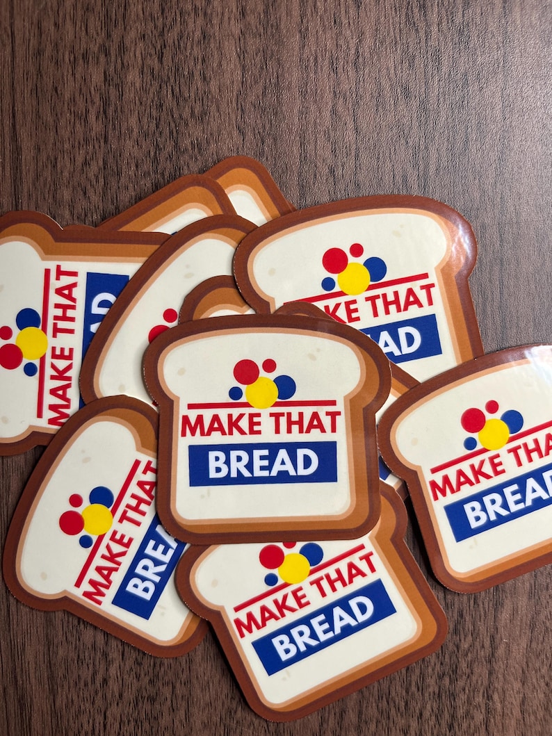 Funny Hardhat Stickers, Make That Bread, Construction Decals (2pcs) - Etsy