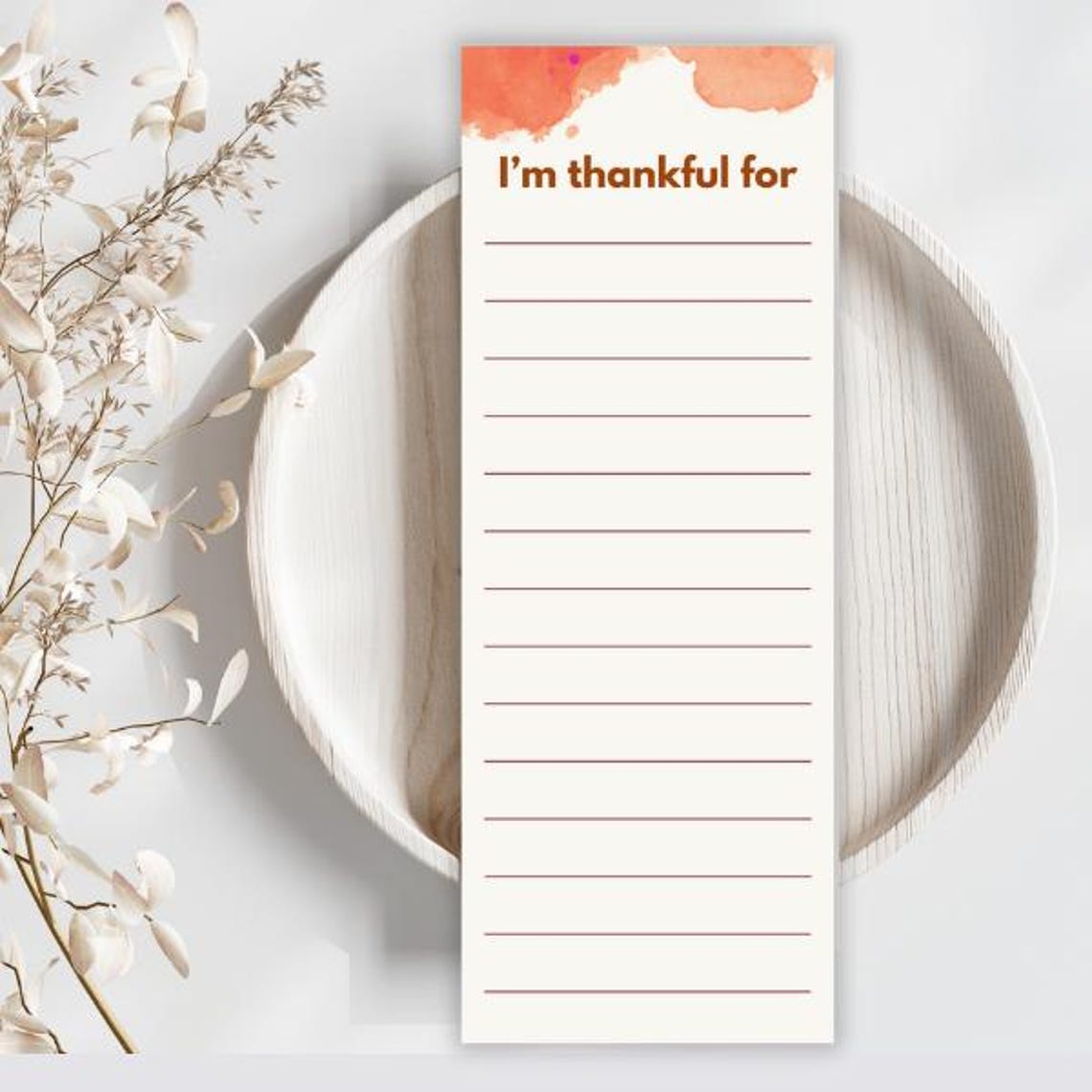 Printable Thanksgiving Cards I Gratitude Cards | I Am Thankful Cards ...