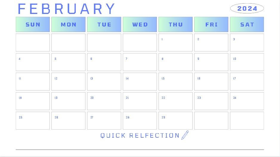 2024 Calendar Canva Template Printable & Editable Design - Etsy