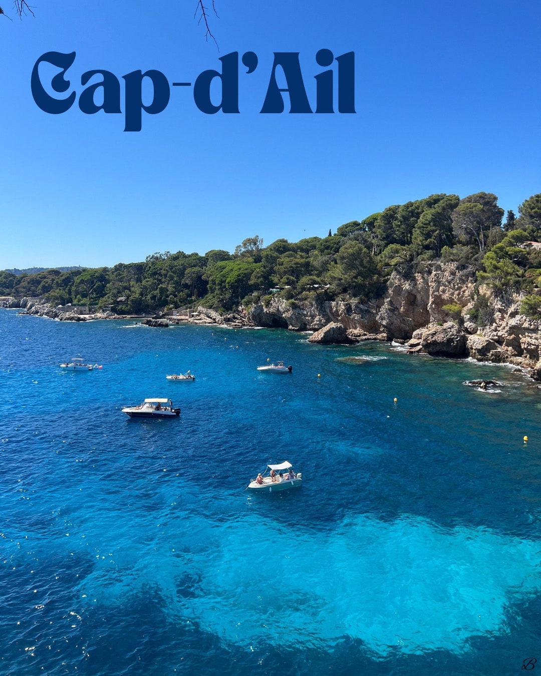 Cap-d'ail Digital Poster - Etsy